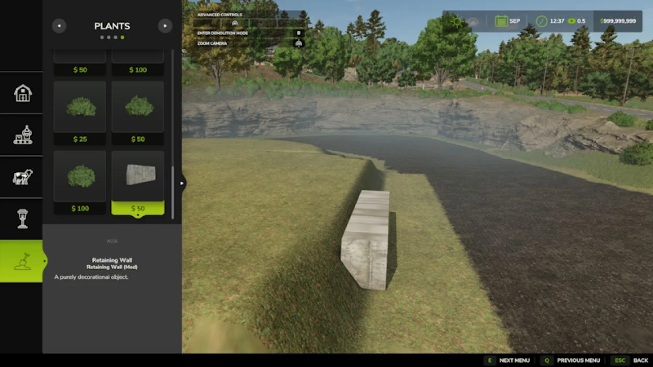 Retaining Wall V1.0 – FS25.net
