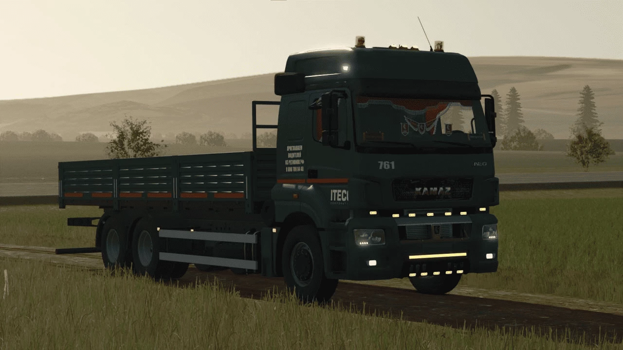 KamAZ-65207 flatbed V1.0 – FS25.net