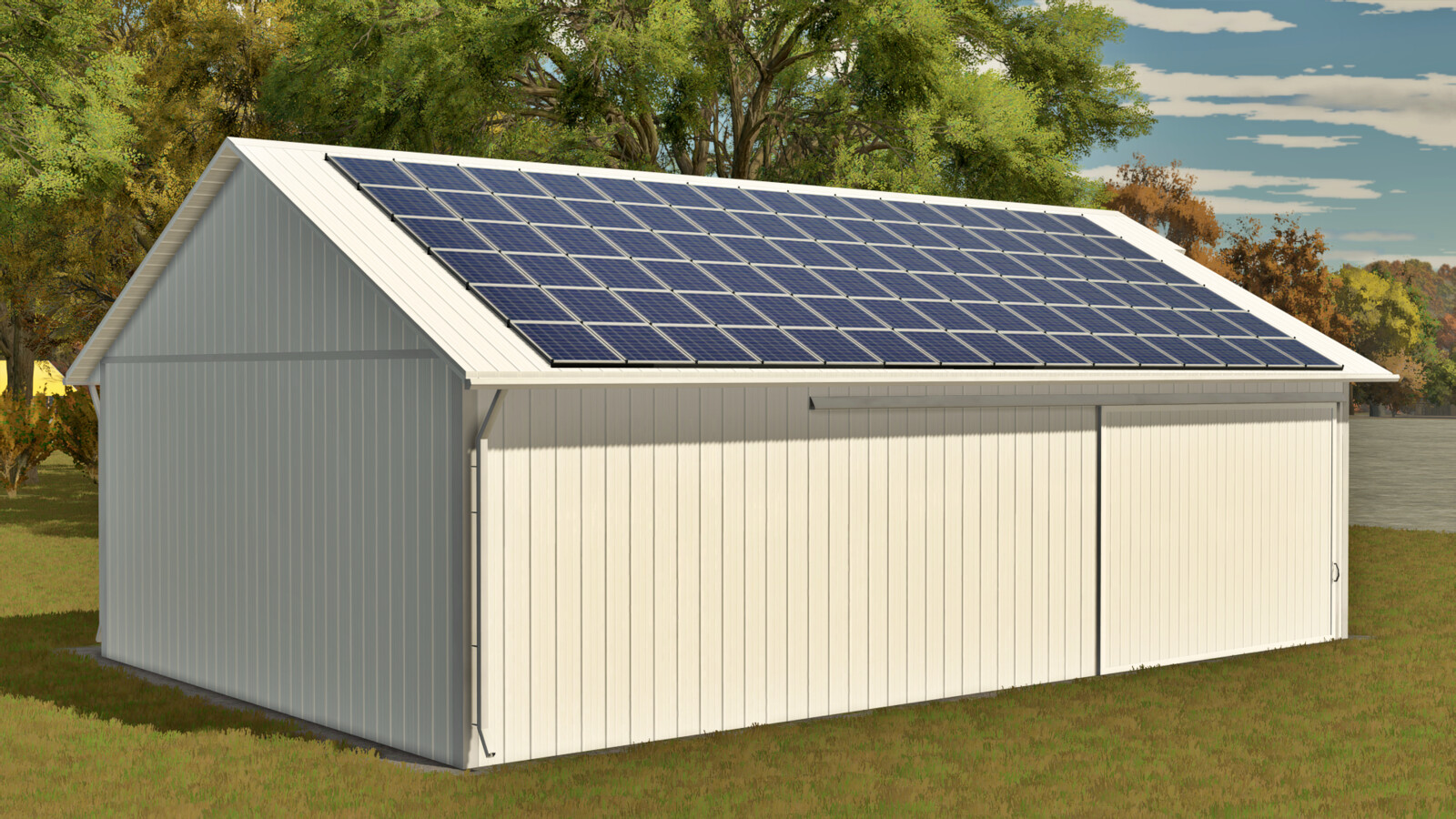 Small American Metal Hall V1.0 – FS25.net