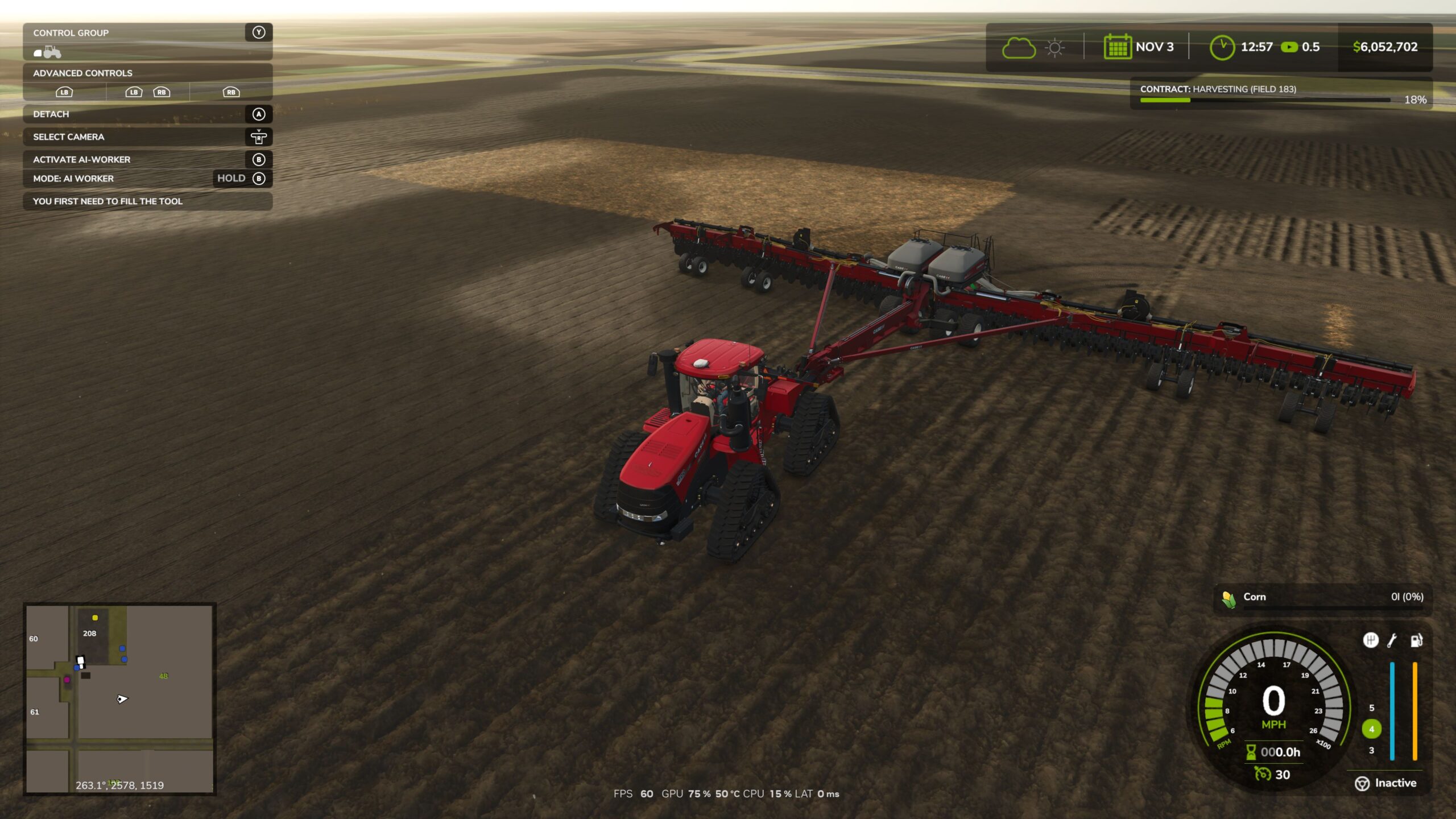 Case FastRiser 6161 Planter V1.0 – FS25.net