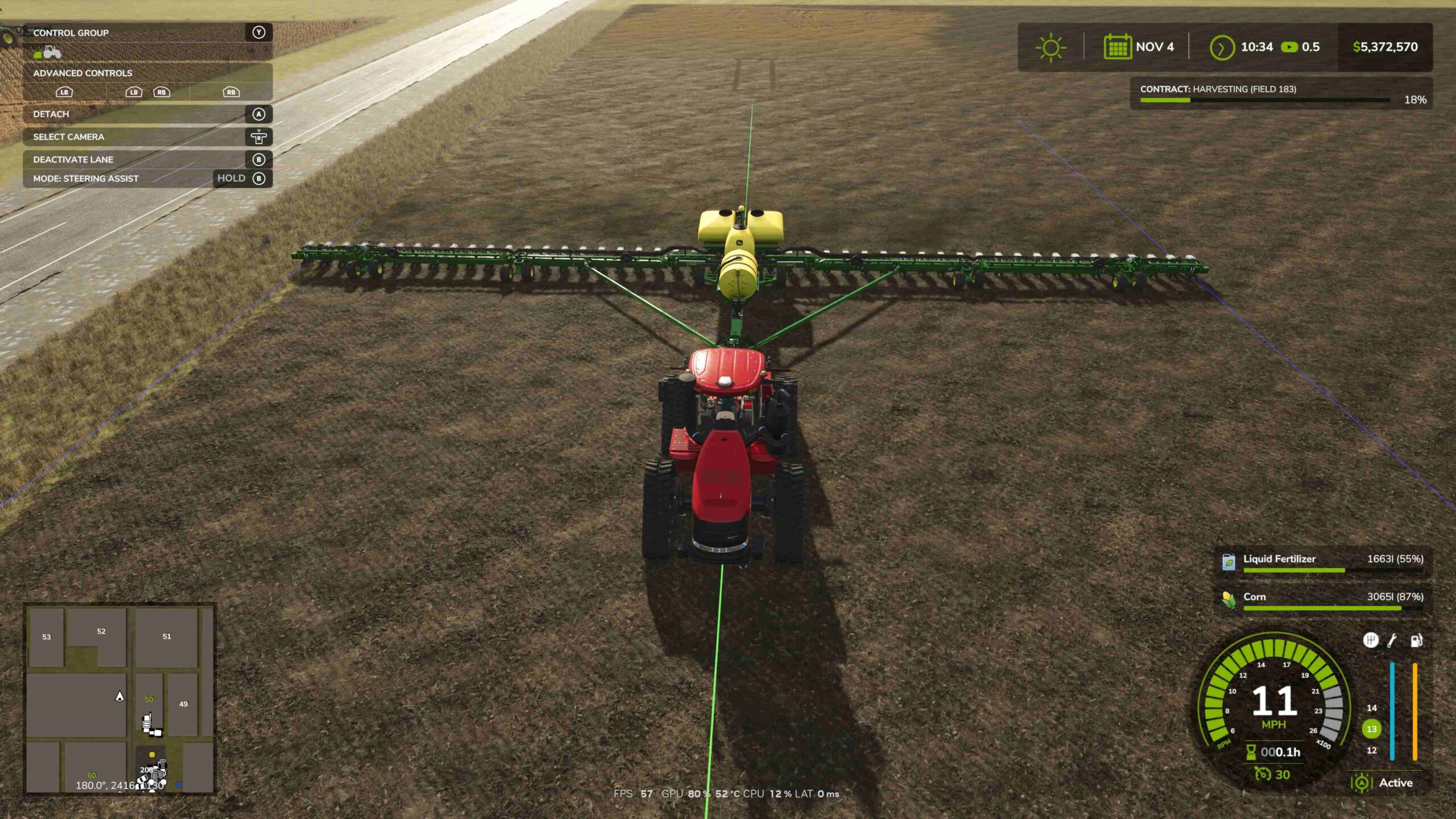 John Deere DB120 planter V1.0 – FS25.net
