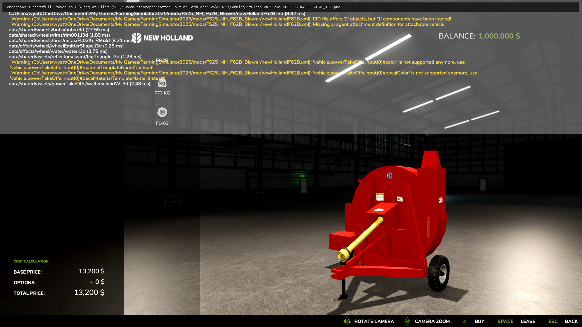New Holland F62B Silage Blower V1.0 – FS25.net