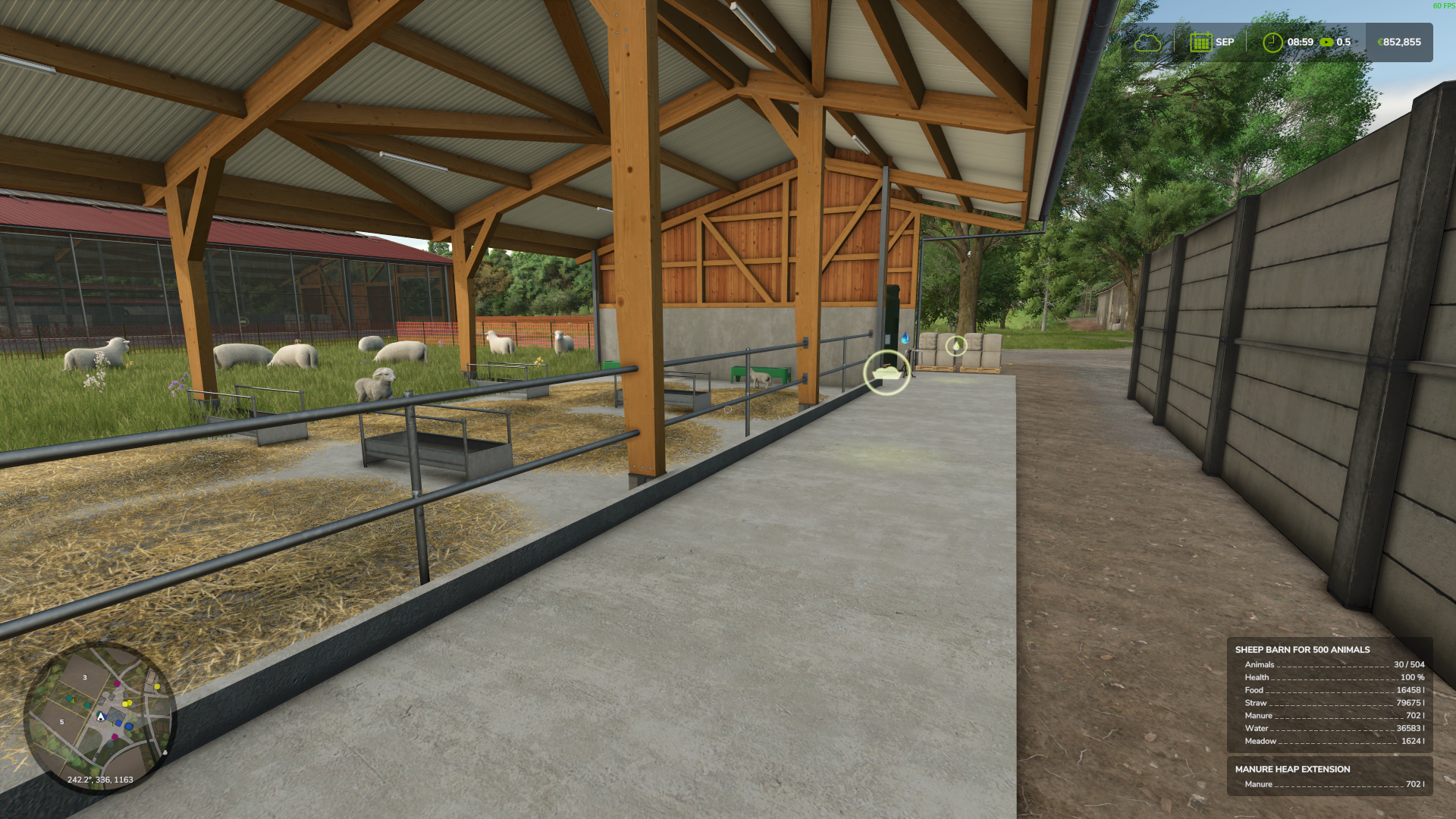 Sheep Straw And Manure Addon V1.0 – FS25.net