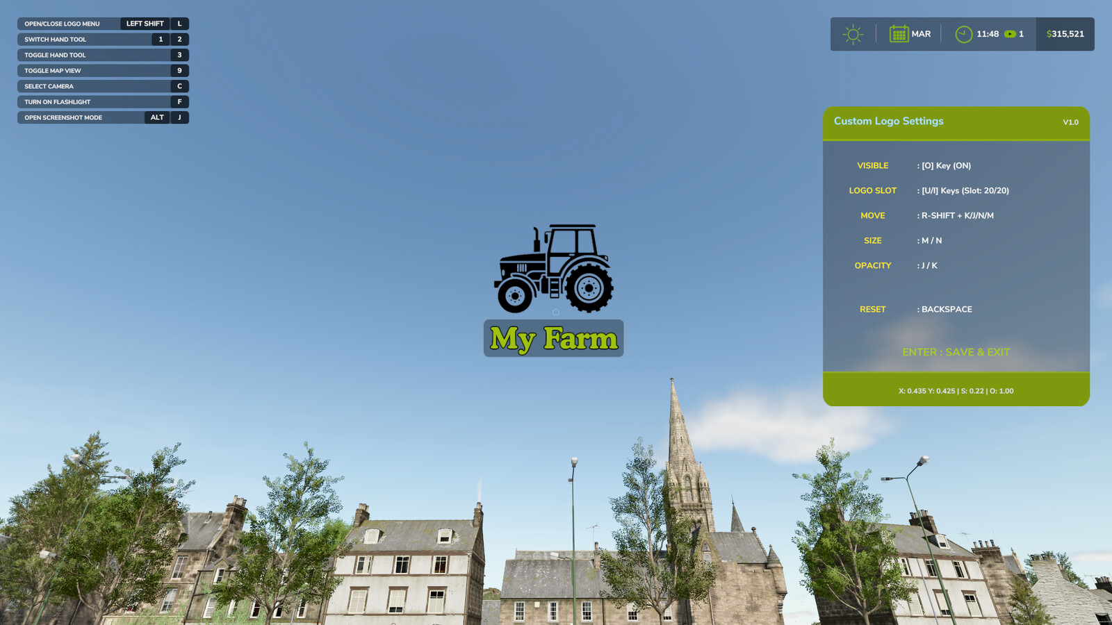 Custom Farm Logo V1.0 – FS25.net
