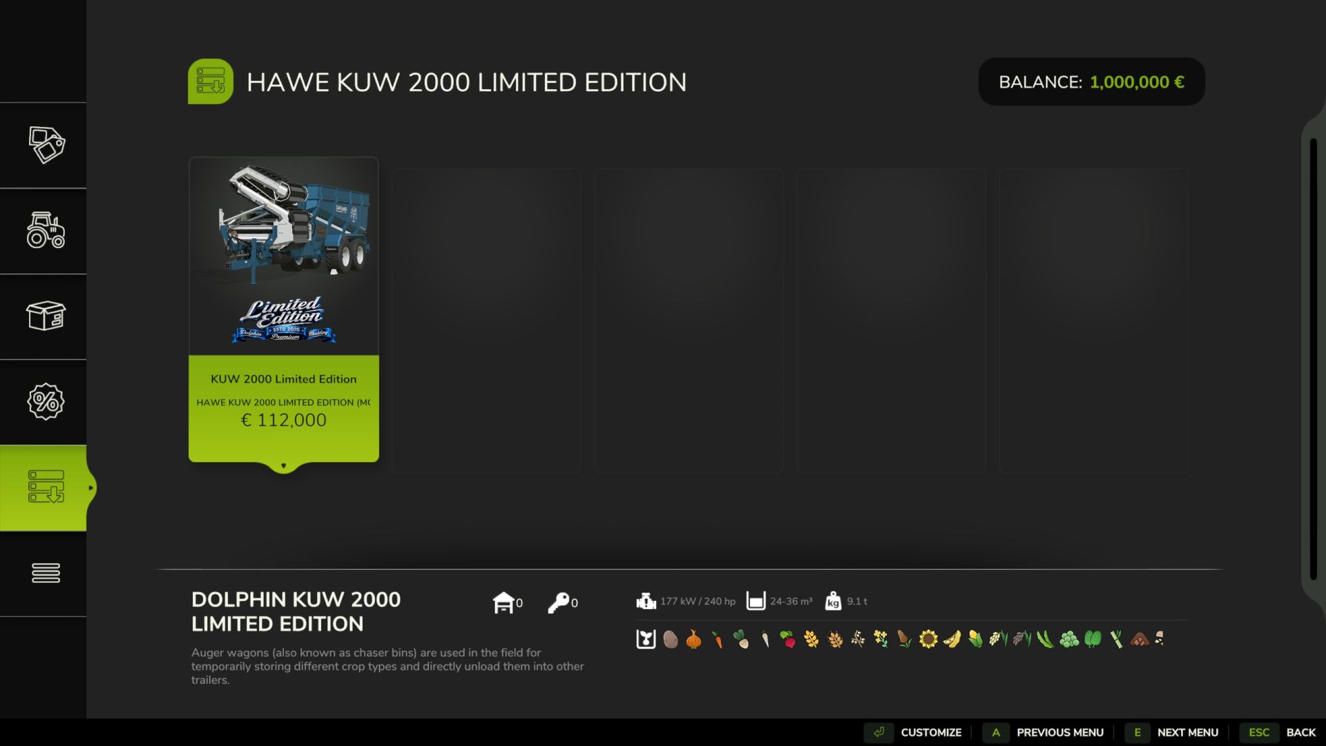 Hawe KUW 2000 Limited Edition V1.0 – FS25.net