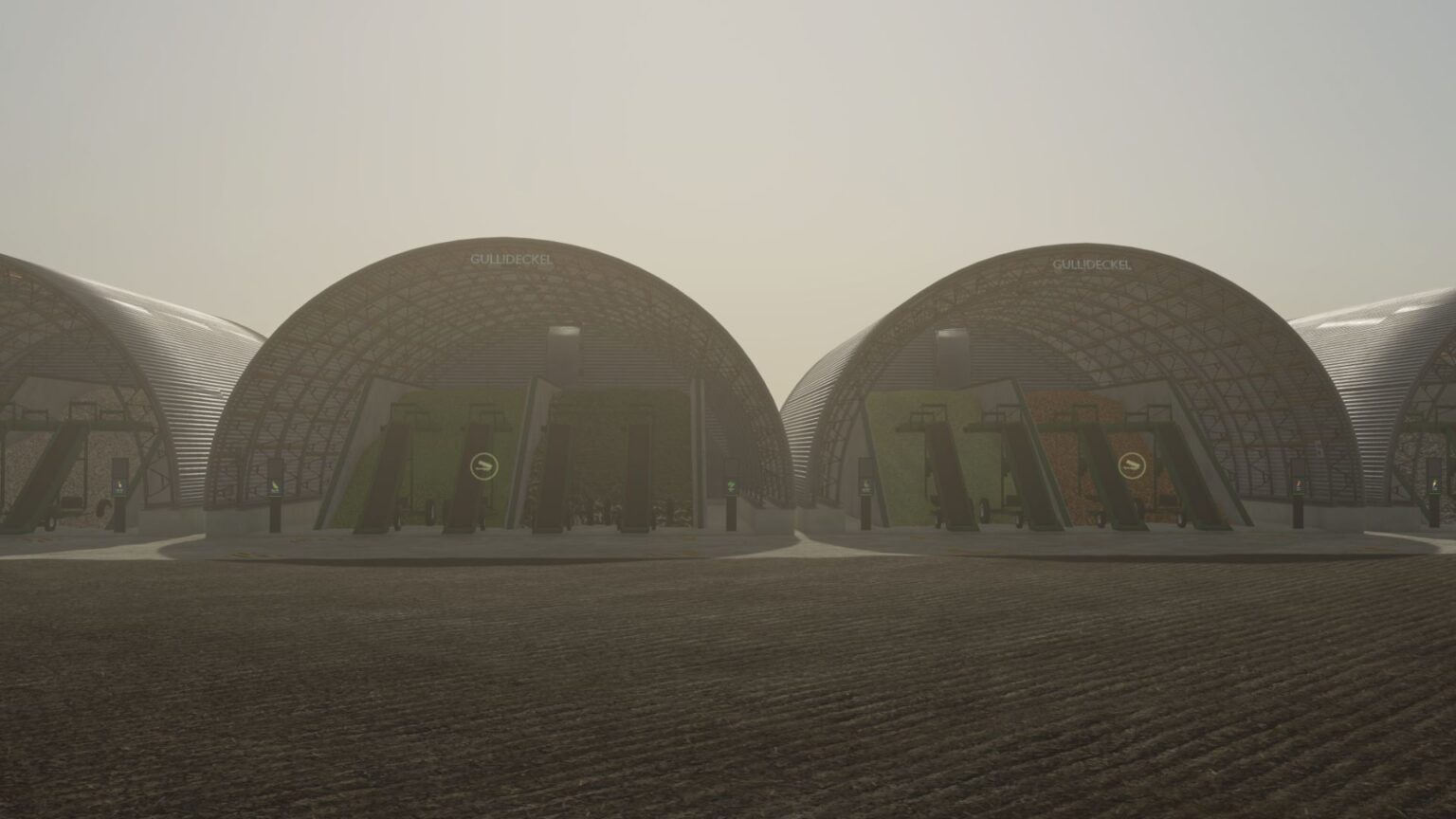 Modern silo with digital screen V1.0 – FS25.net